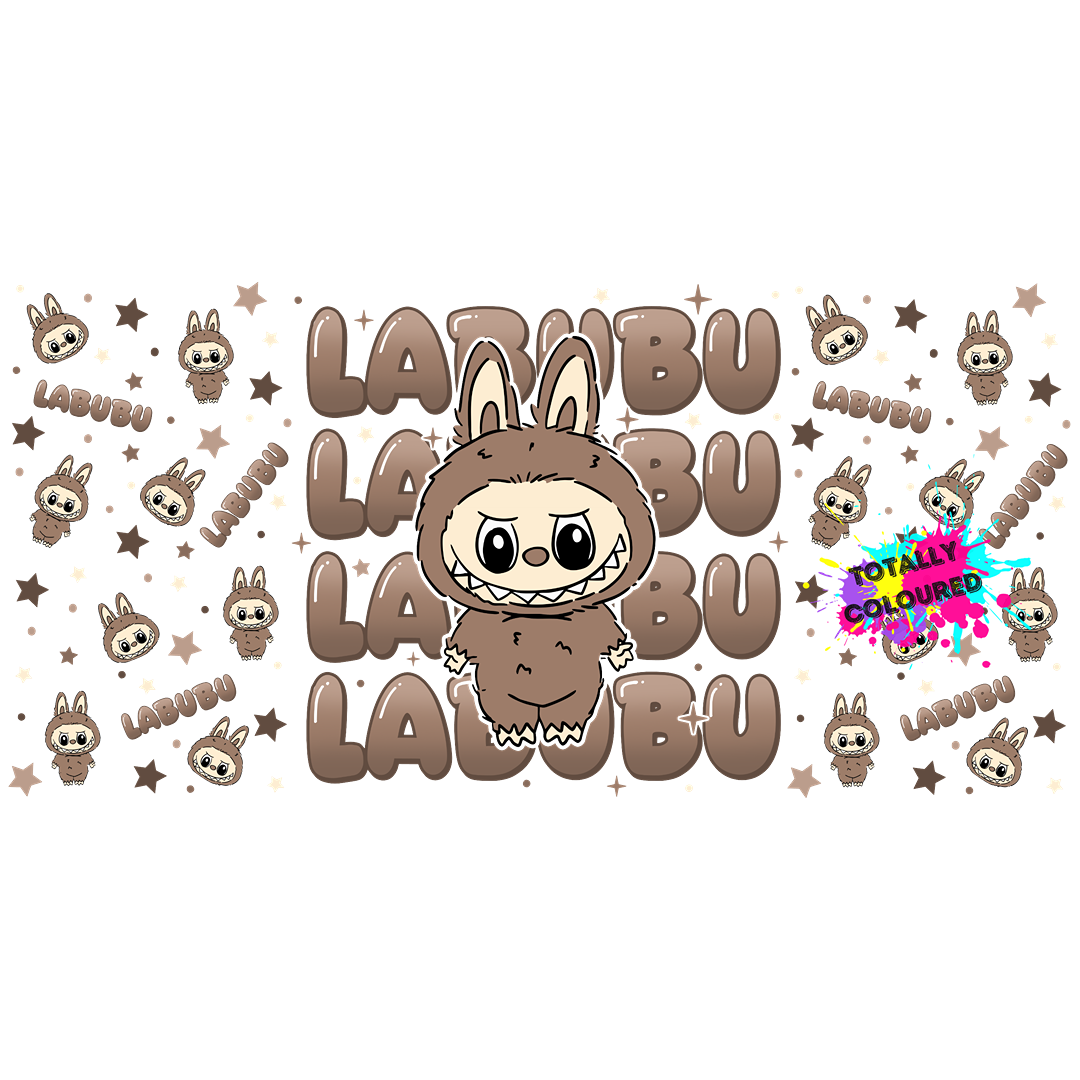 Labubu Brown UV DTF wrap | Totally Coloured