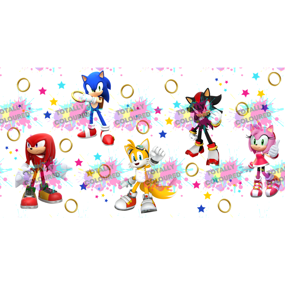 Sonic & Friends UV DTF wrap | Totally Coloured
