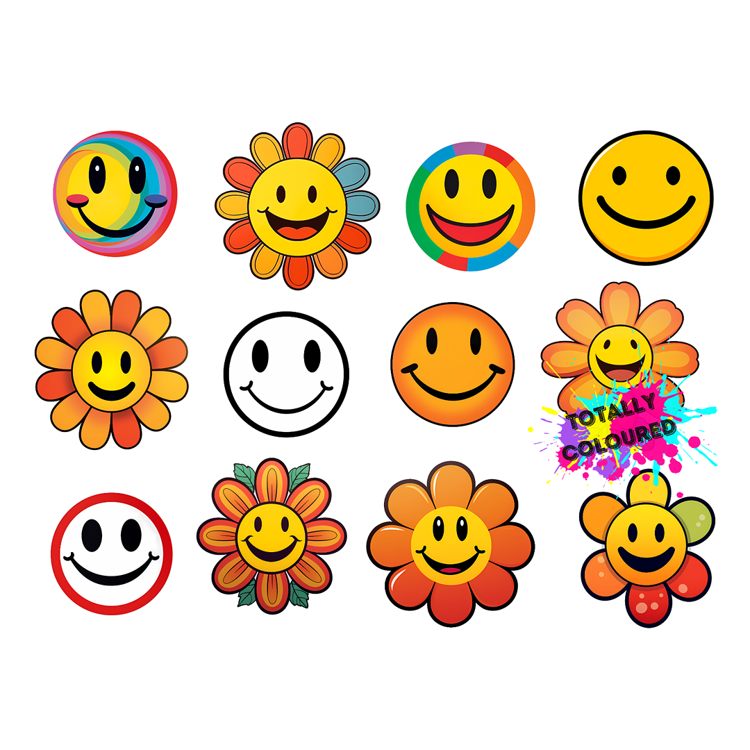 Smiley face | Totally Coloured