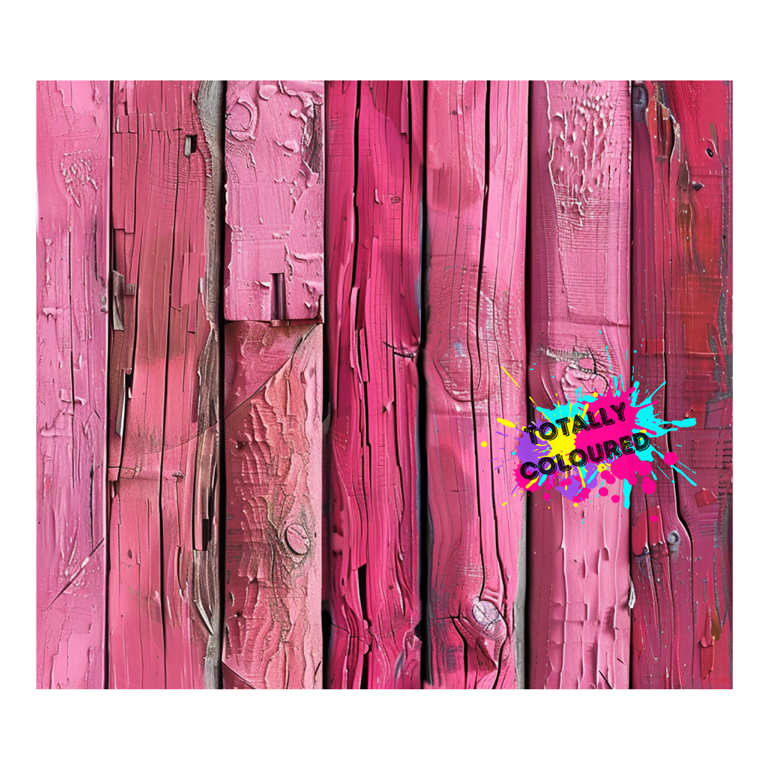 Pink Fence vinyl wrap | Totally Coloured