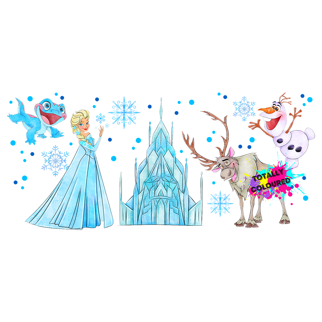 Frozen UV DTF wrap | Totally Coloured