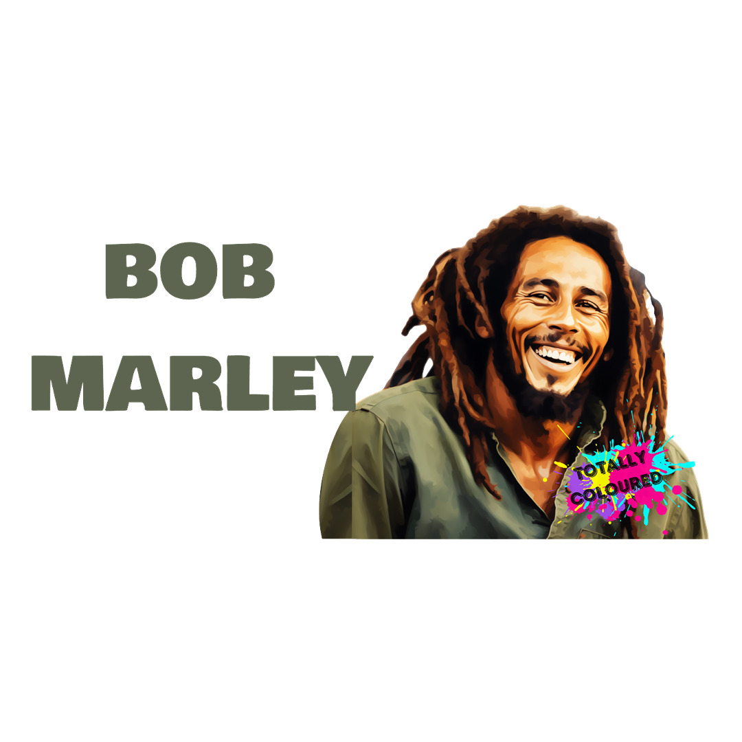 Bob Marley UV DTF wrap | Totally Coloured