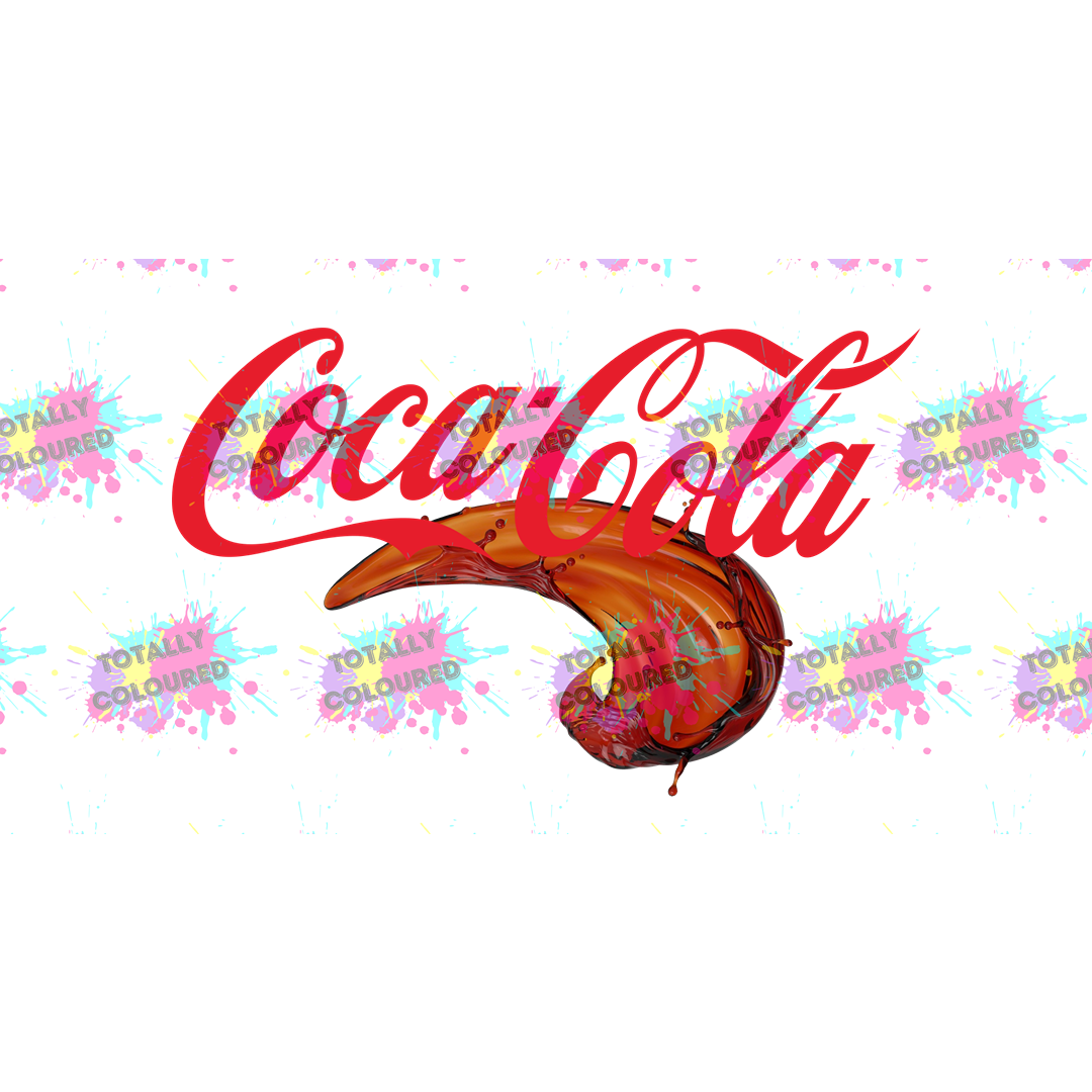 Coke UV DTF wrap | Totally Coloured