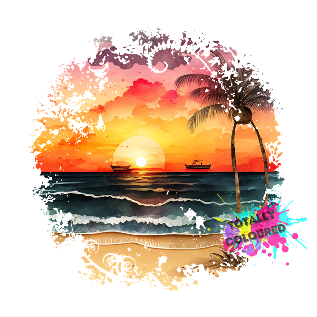 Beach Sunset 3 | Totally Coloured