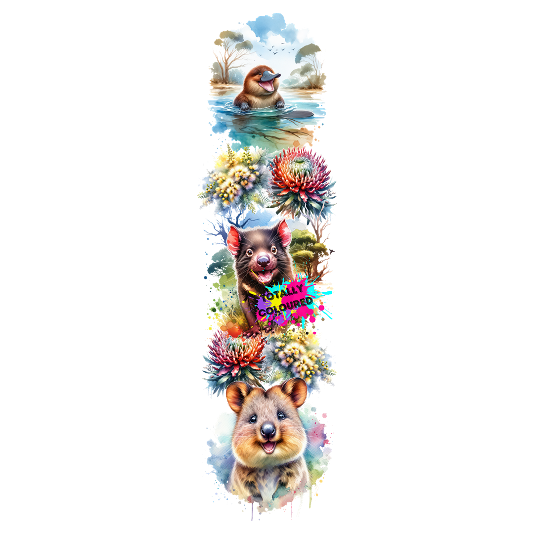 Tazzie Devil Pen wrap | Totally Coloured