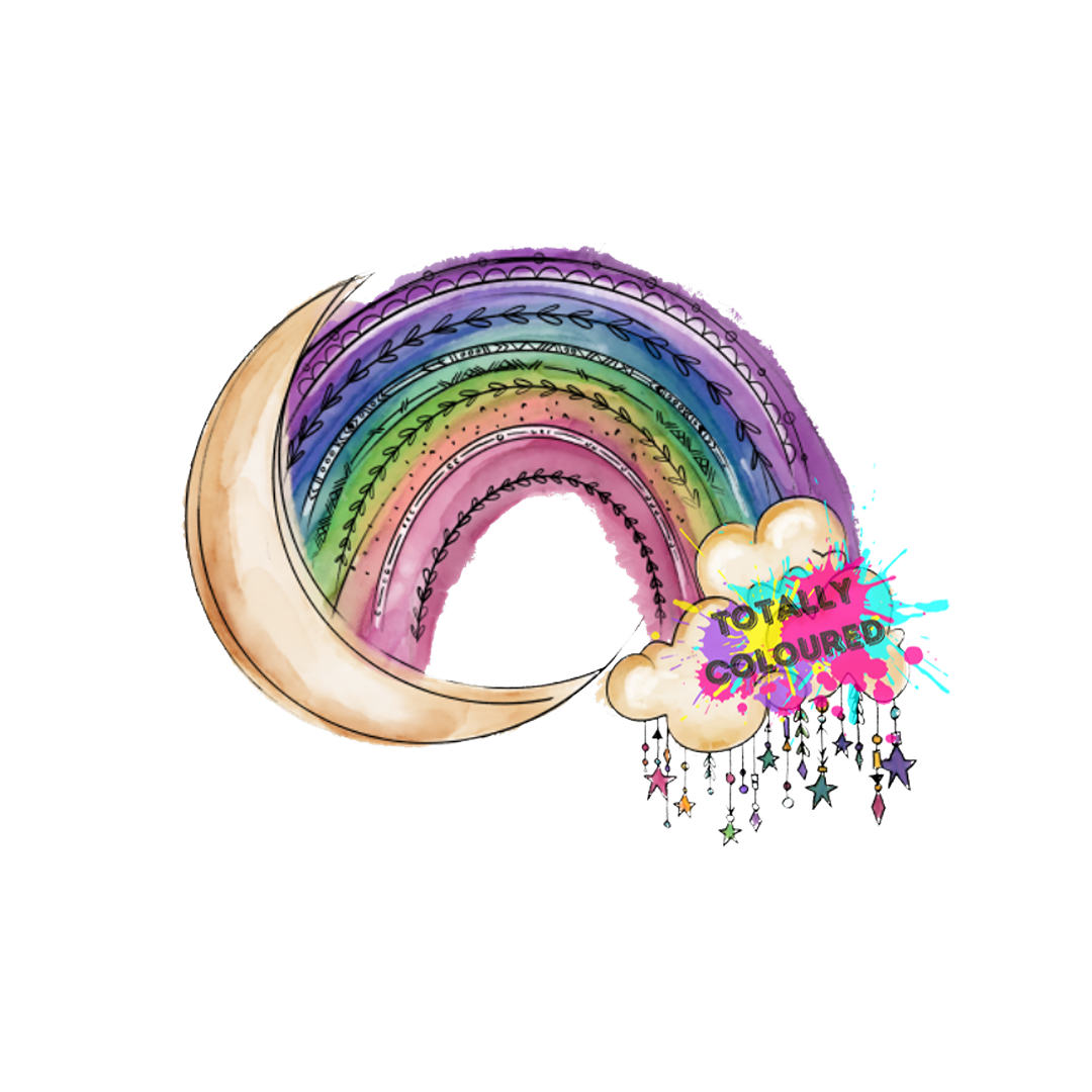 Boho rainbow | Totally Coloured