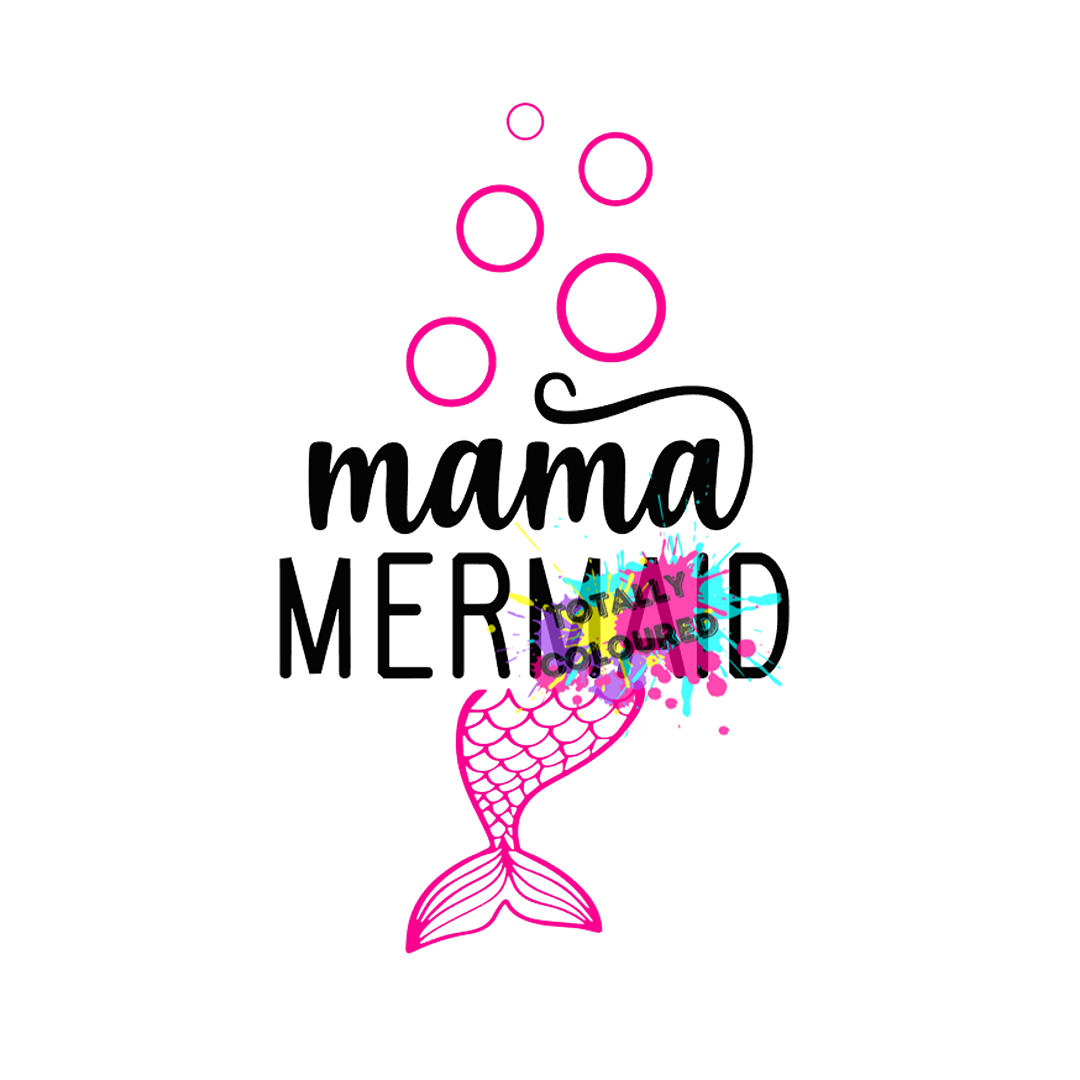 Mama Mermaid | Totally Coloured