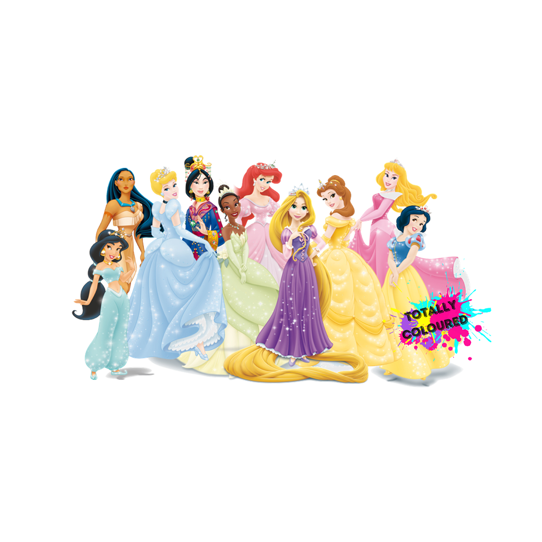 Princesses 02 16oz libby wrap | Totally Coloured