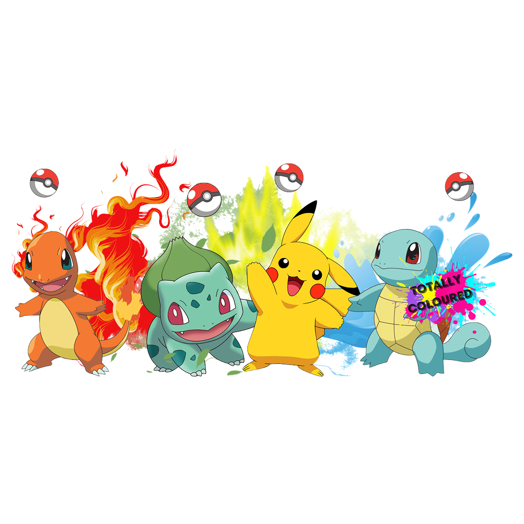 Pokemon 1 UV DTF wrap | Totally Coloured