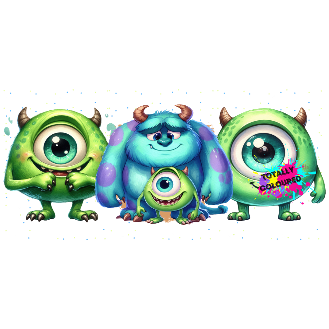 Monsters Inc 2 UV DTF wrap | Totally Coloured