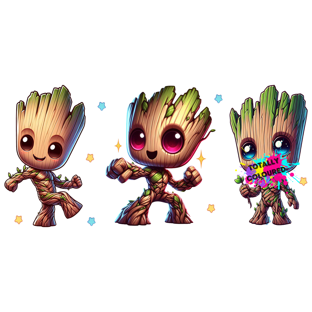 Groot 1 UV DTF wrap | Totally Coloured