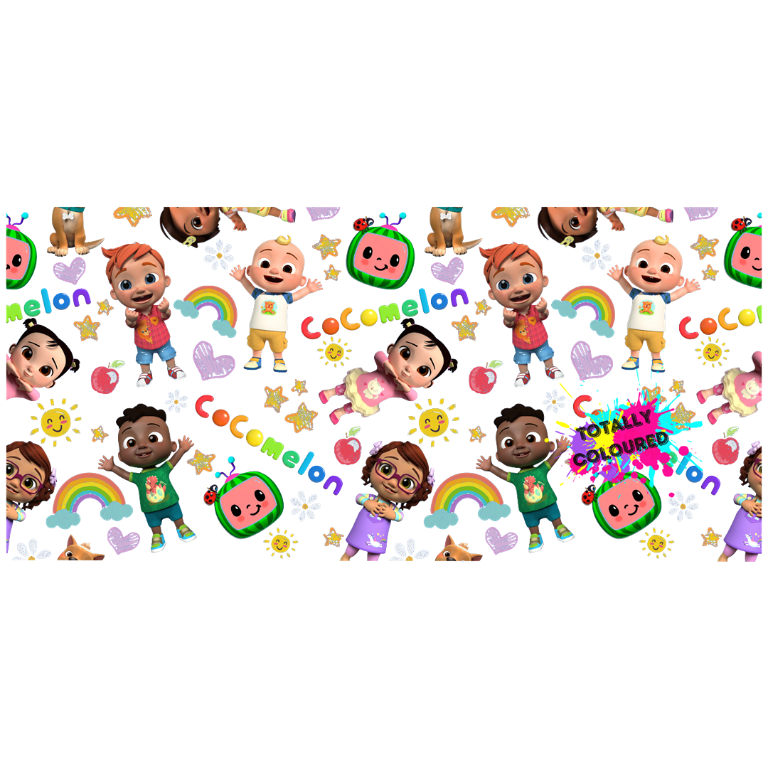 Cocomelon UV DTF wrap | Totally Coloured