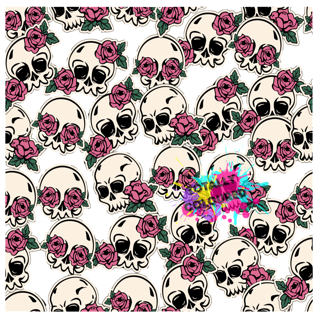 Flower Skulls | Totally Coloured