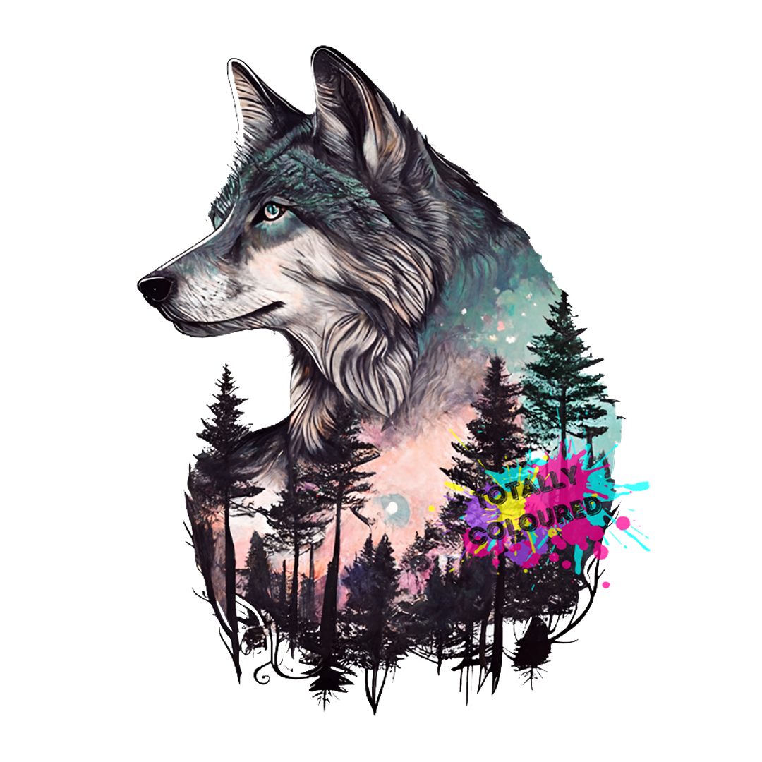 Forest Wolf 3 Decal | Totally Coloured
