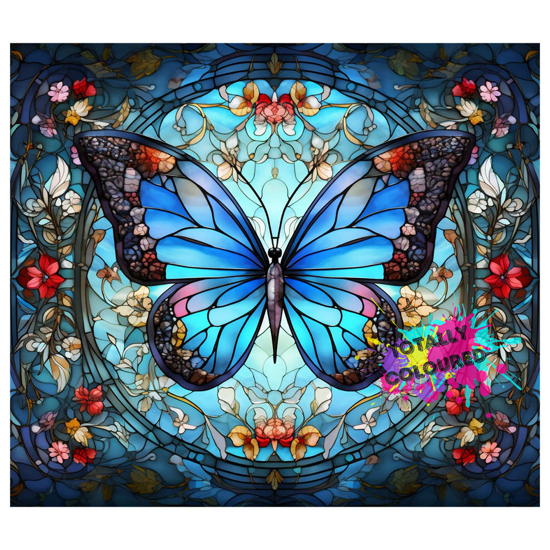 Butterfly Tumbler Wrap Totally Coloured
